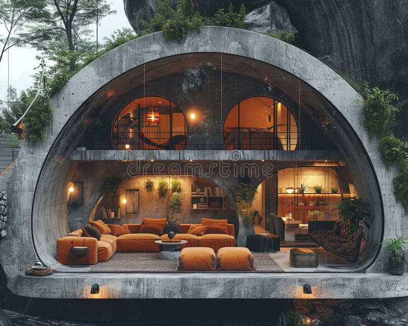 Post-apocalyptic Bunker Turned Modern Living Space with Innovative ...