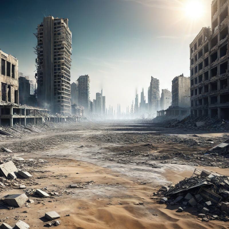 Post Apocalyptic City with a Desert Mad Max Apocalyptic City. Stock ... Post Apocalyptic City with a Desert Mad Max Apocalyptic City. Stock ...
