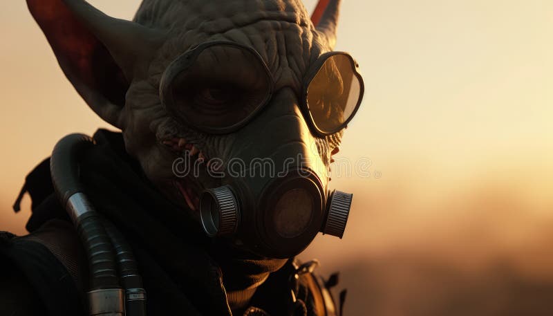 Post Apocalyptic Goblin Scavenger Stock Illustration - Illustration of ...