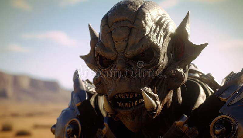 Post Apocalyptic Goblin Scavenger Stock Illustration - Illustration of ...