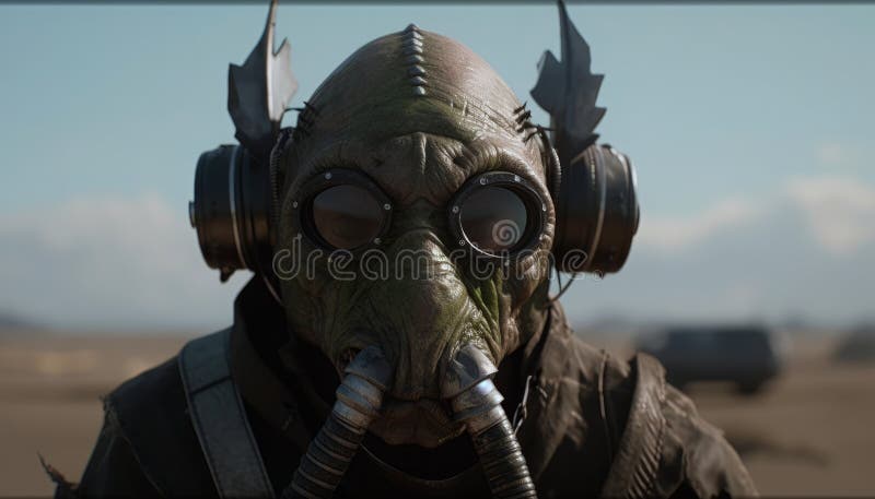 Post Apocalyptic Goblin Scavenger Stock Illustration - Illustration of ...