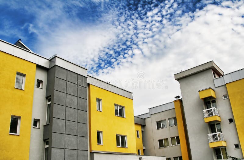 Post-apocalyptic HDR Building with Dramatic Sky Stock Photo - Image of ...