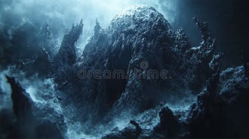 Post-apocalyptic Planet Earth, Nuclear Explosion, View from Space Stock ...