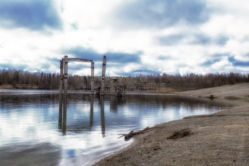 Post-apocalyptic stock photo. Image of estonia, apocalyptic - 72849108