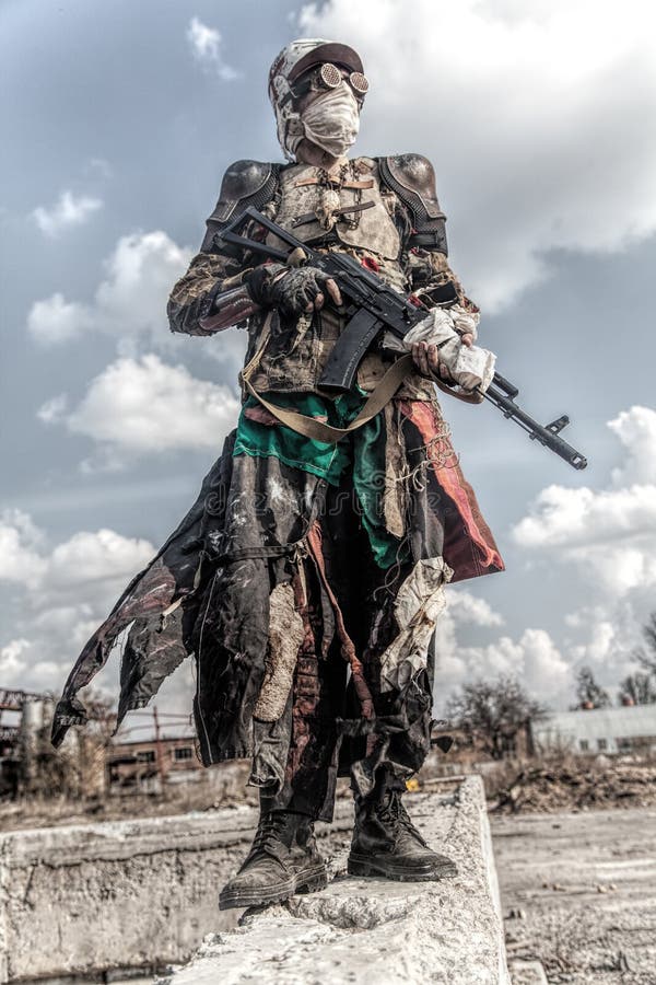 Post apoc beast survivor stock photo. Image of evil - 103337790