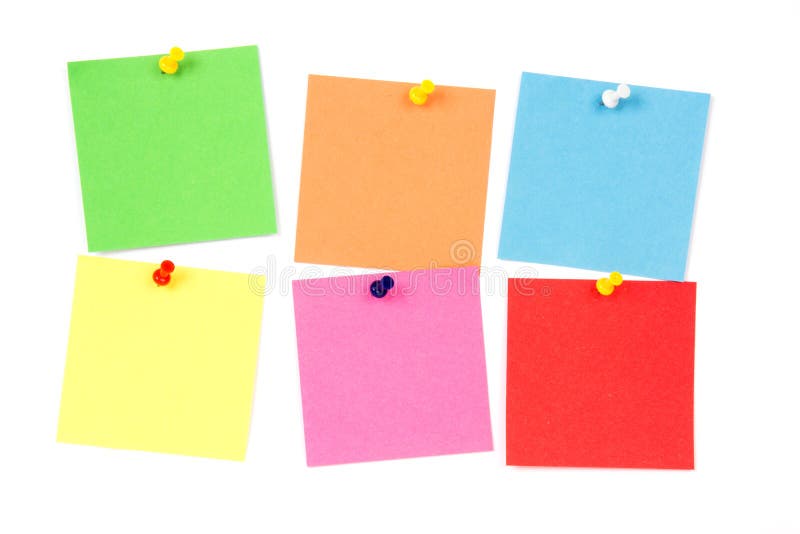 Post-it auf der Wand stockfoto. Bild von informationen - 67493996