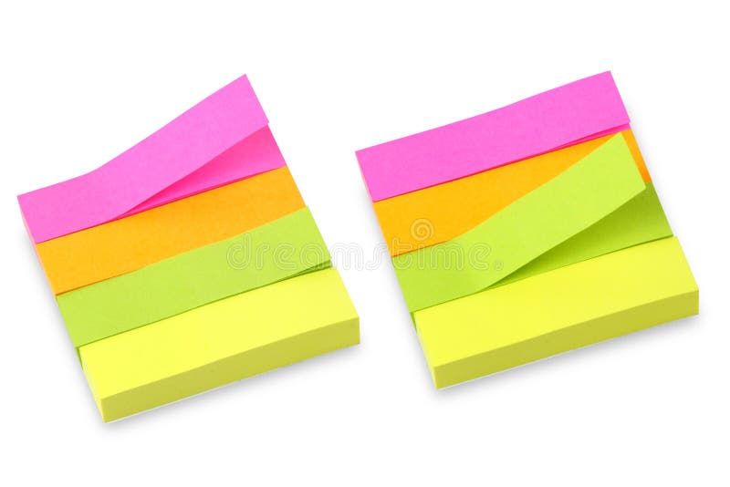Post it block stock photo. Image of pink, sticky, notelet - 26265488