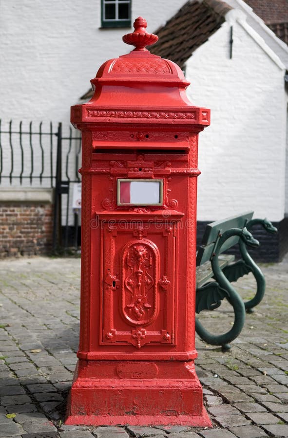Retro post box stock photo. Image of collect, domestic - 14054222