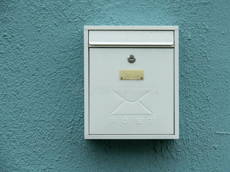 Post Box, Embedded in a Stone Wall Stock Image - Image of post, class ...