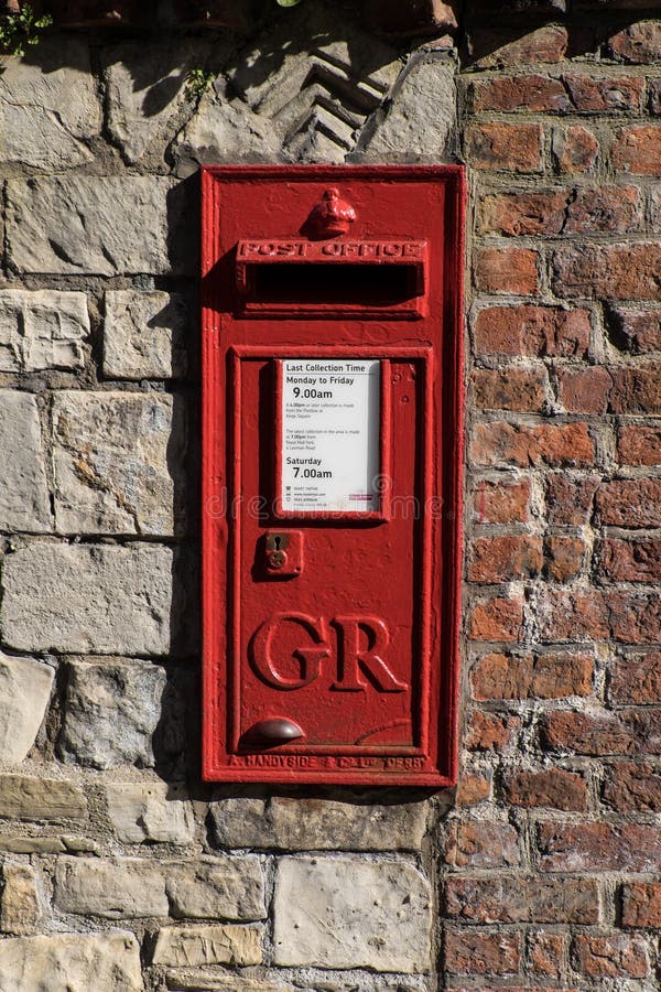Post box editorial stock photo. Image of colours, buildings - 78380468