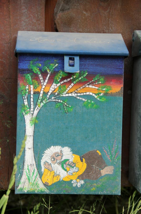 Post Box stock photo. Image of painted, europe, british - 94768302