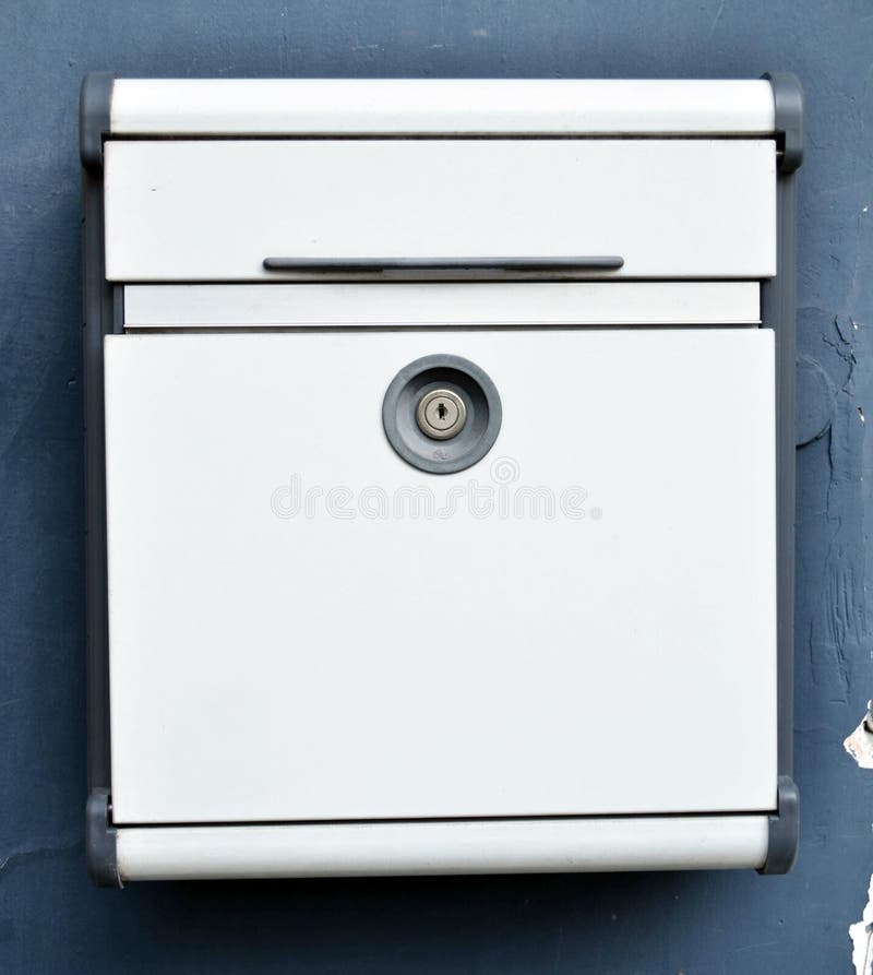 Post box hanging on wall stock image. Image of post - 151743129