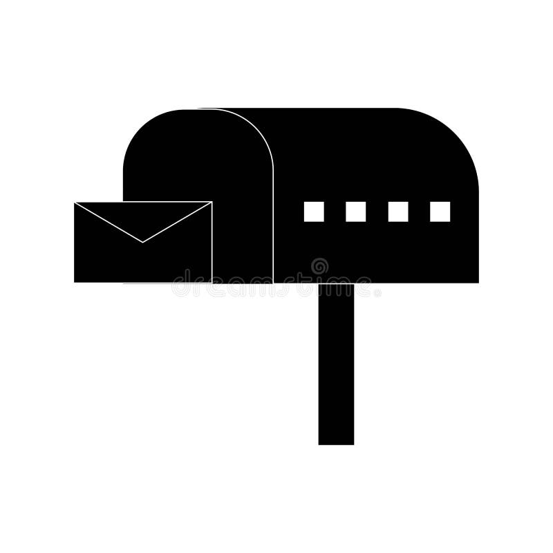 Post Box Icon Logo Vector Design Stock Vector - Illustration of ...