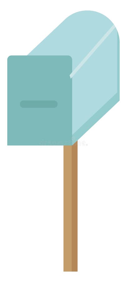 Post Box, Vector or Color Illustration Stock Vector - Illustration of ...