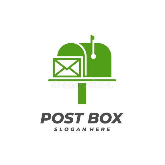 Post Box Logo Vector Template, Creative Post Box Logo Design Concepts ...