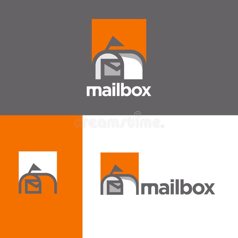 Post Box Messages Mailbox Logo Design Vector in Modern Style ...