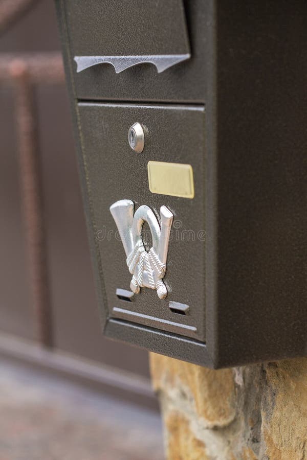 Post box stock image. Image of architecture, mail, angle - 70979403