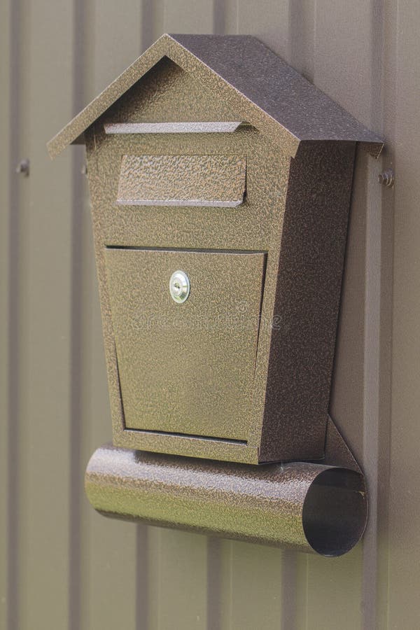 Post box stock image. Image of design, angle, letter - 70979421