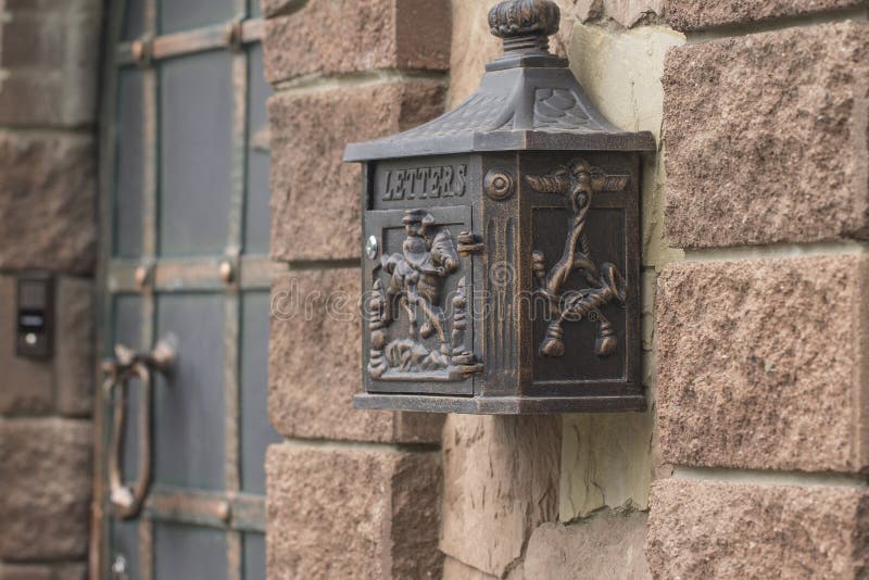 Post box stock image. Image of facade, mail, letter, post - 70979525