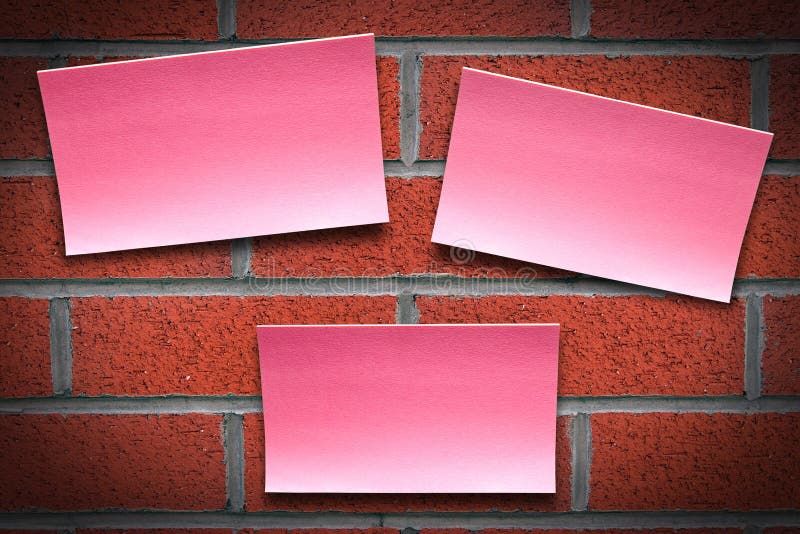 Post-it stock photo. Image of rectangle, memorandum, pink - 16989038