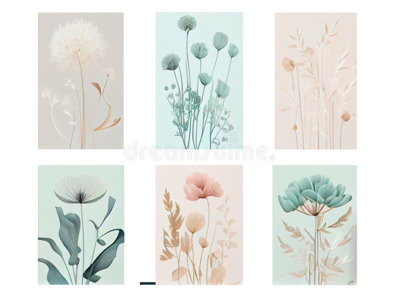 Post Card Floral Design. Wedding Invite Card Watercolor Designer ...