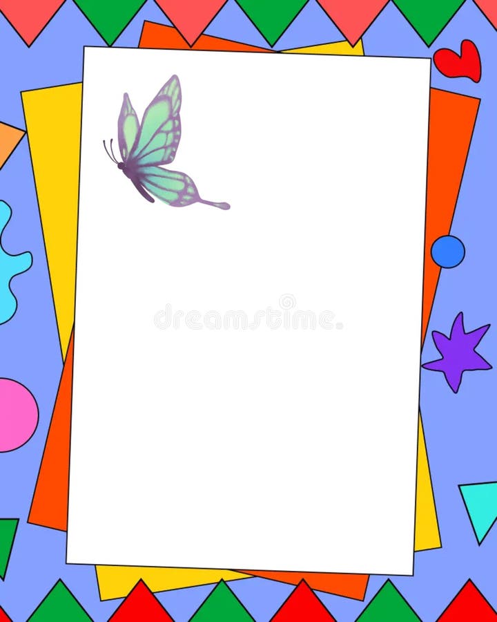 Post Card Fun. Paper Artwork Stock Photo - Image of card, artwork ...