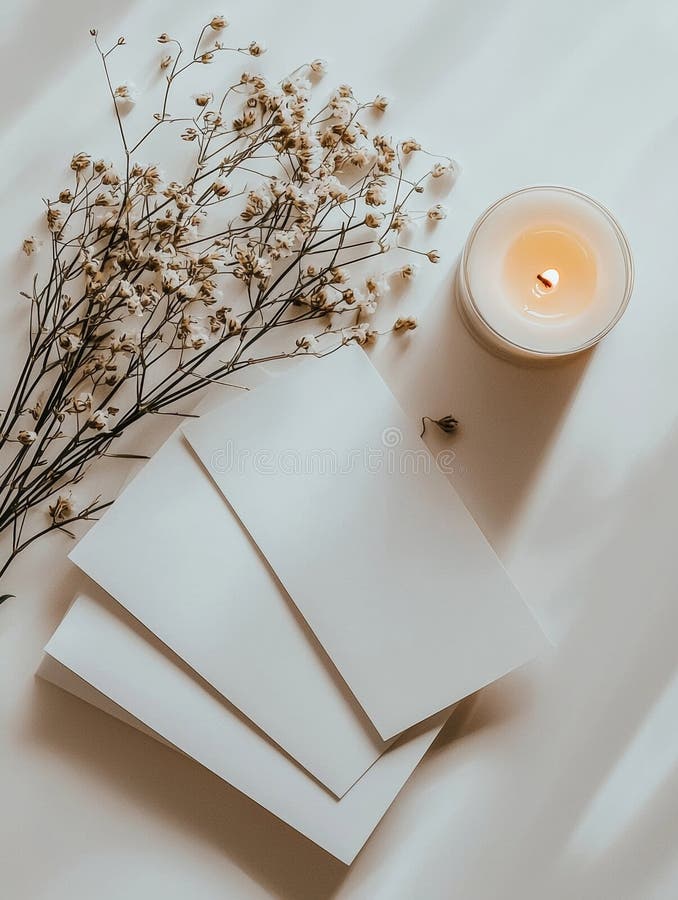 Post Card Mockup Blank Empty for Wedding Invitations, Flyer Mockup ...