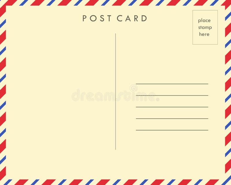 Post Card stock illustration. Illustration of vintage - 46217628