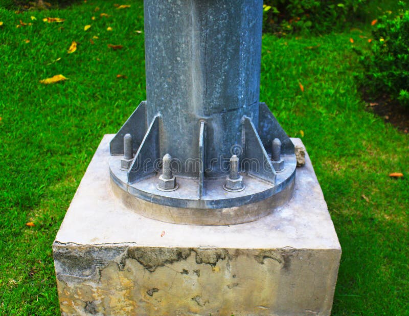 Post cement stock photo. Image of construct, labor, foundation - 39778758