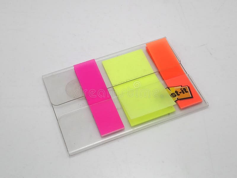 Post it Colored Paper Notes in Philippines Editorial Stock Image ...