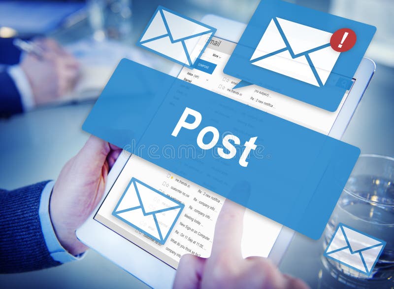 Post Content Internet Mail Opinion Communication Concept Stock Image ...