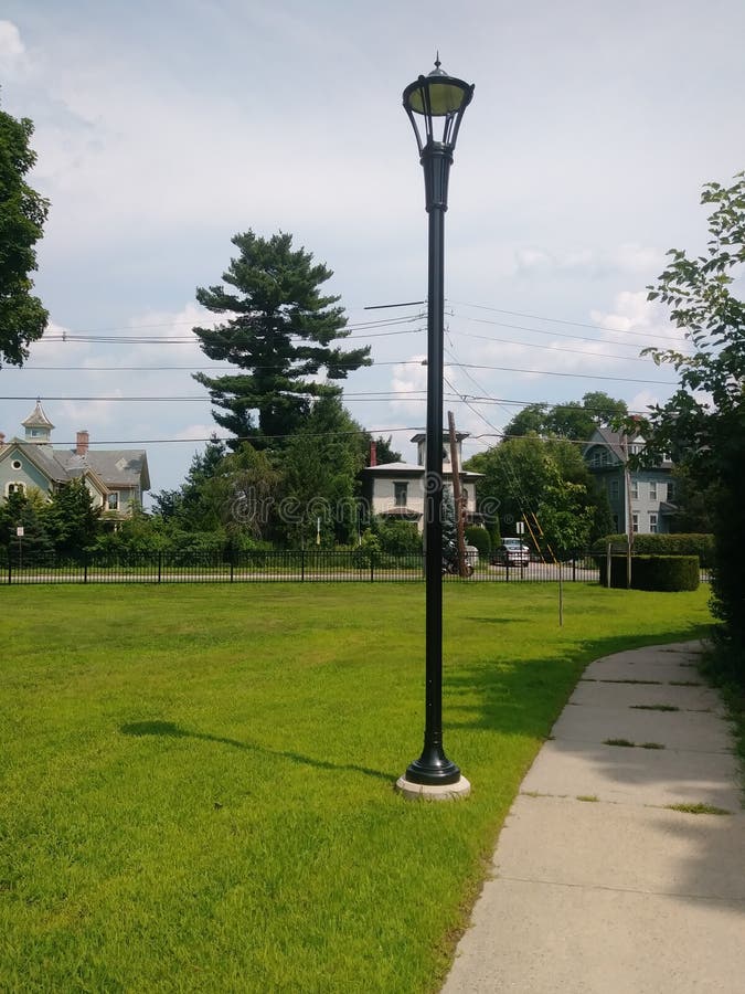 Post stock image. Image of scene, lamppost, outside - 123419453