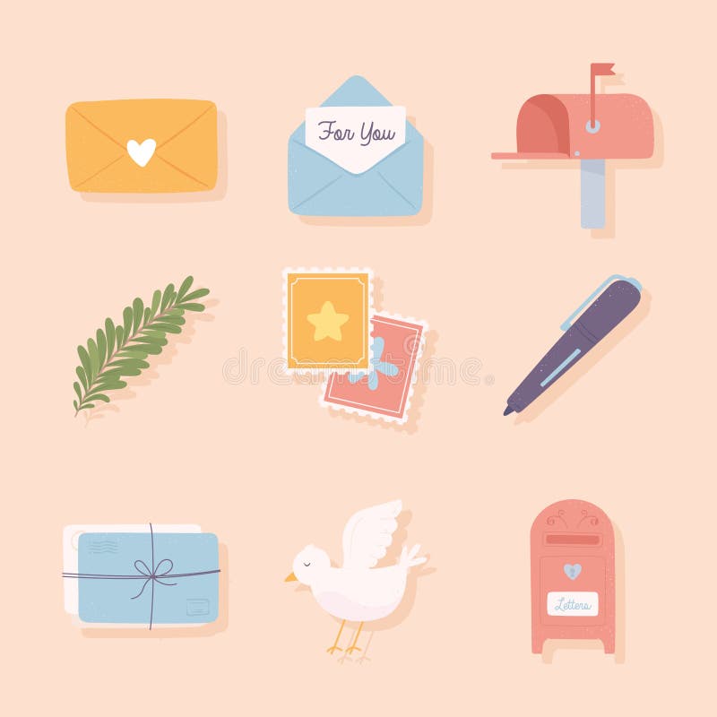 Courier Letters Stock Illustrations – 852 Courier Letters Stock ...