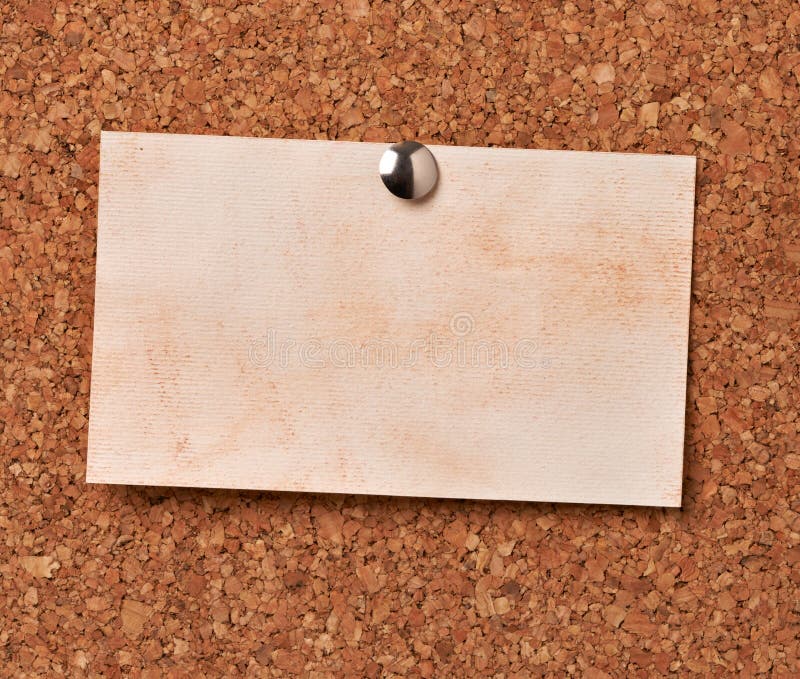Post-it De Message De Label De Corkboard De Papier De Note Photo stock ...