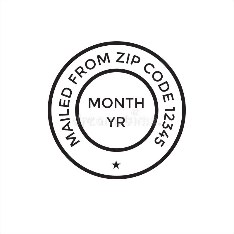 Post De Postport Betaald Teken Van De Annulerings Eerste Klasse Vector ...