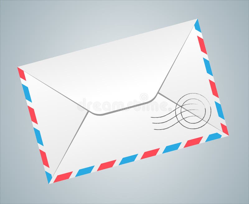 Post envelope stock illustration. Illustration of postal - 28589961