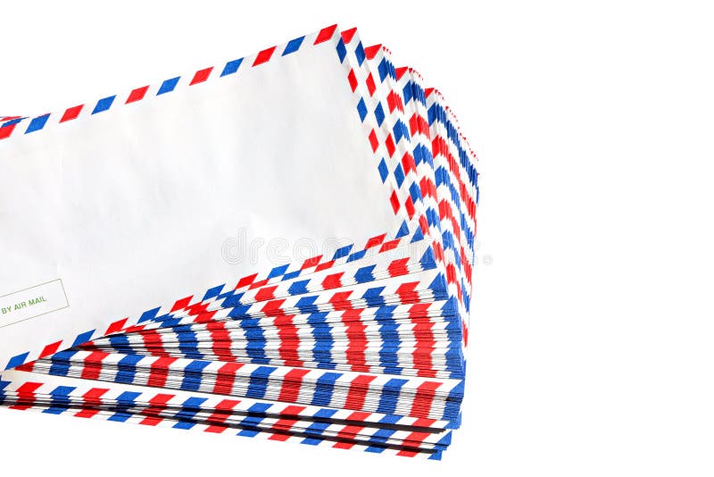 Post envelopes stock photo. Image of address, love, communication ...