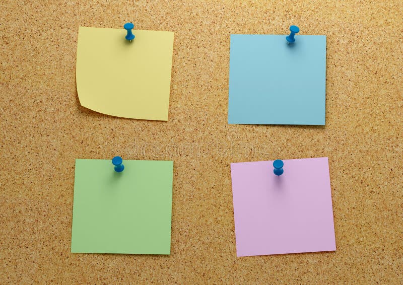 Post it four stock photo. Image of copy, memo, stationery - 3769052