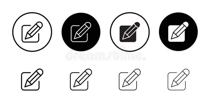 Post Icon Flat Fill Set Collection Stock Vector - Illustration of ...