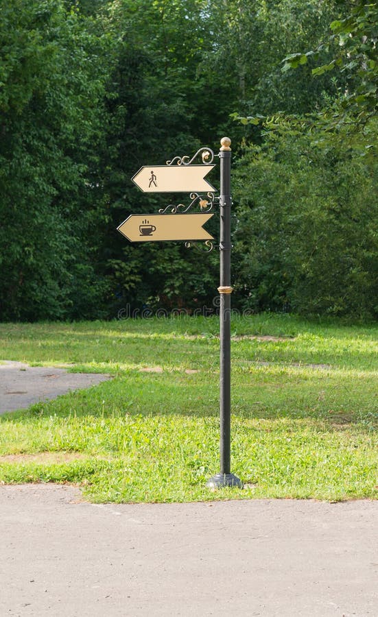 Post indicating directions stock photo. Image of cursor - 75369388