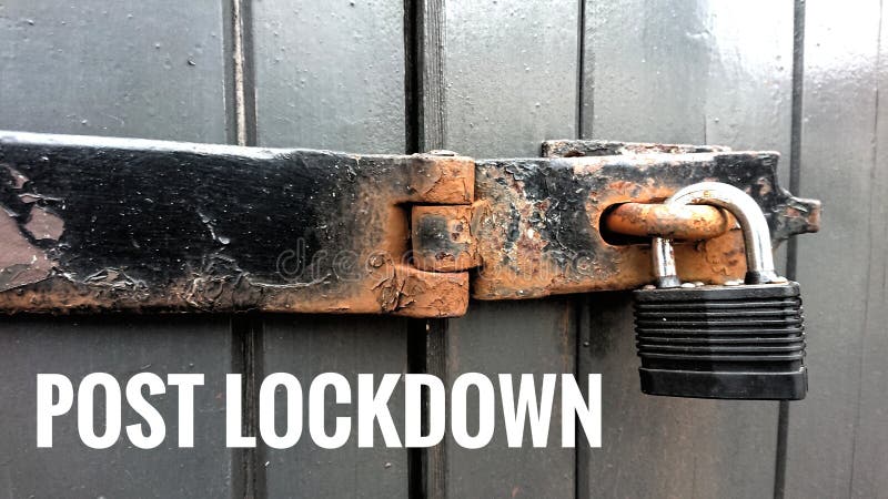 Post Lockdown. Everything Must Go Shop Sign Stock Photo - Image of sign ...