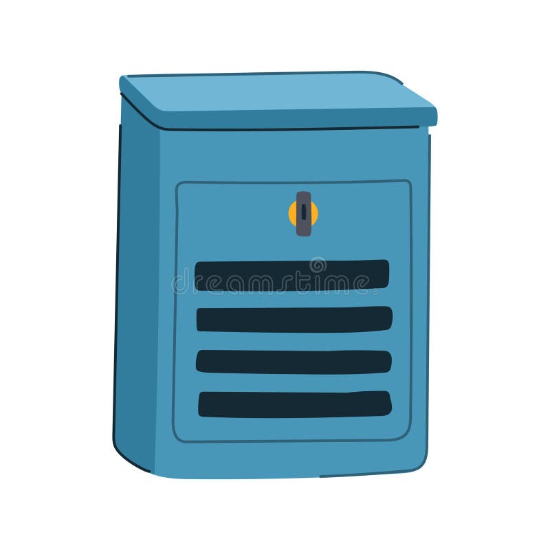 Post Mailbox Mail Cartoon Vector Illustration Stock Vector ...