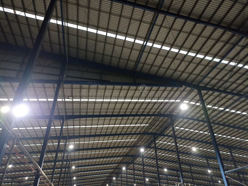Post and Metal Design Structure of Roof of Factory and Industry ...