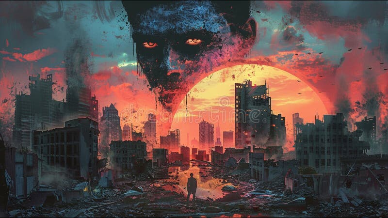 Post Modern Apocalypse Hellscape Brave New World 1984 Totalitarianism ...