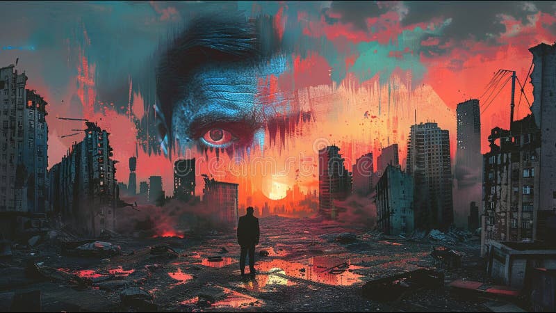 Post Modern Apocalypse Hellscape Brave New World 1984 Totalitarianism ...