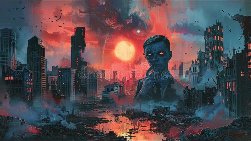 Post Modern Apocalypse Hellscape Brave New World 1984 Totalitarianism ...