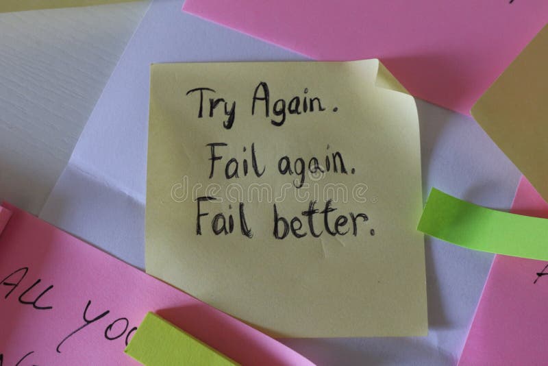 Post-it with Motivational Phrases Stock Image - Image of sticky ...