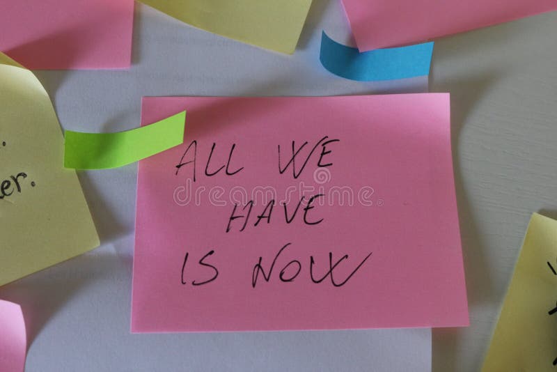 Post-it with Motivational Phrases Stock Photo - Image of message, thank ...