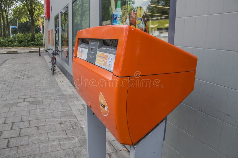 Post.nl Post Box at Amsterdam the Netherlands 2018 Editorial Photo ...