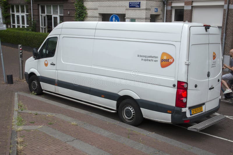 Post.nl Company Van at Amsterdam the Netherlands 27-6-2020 Editorial ...
